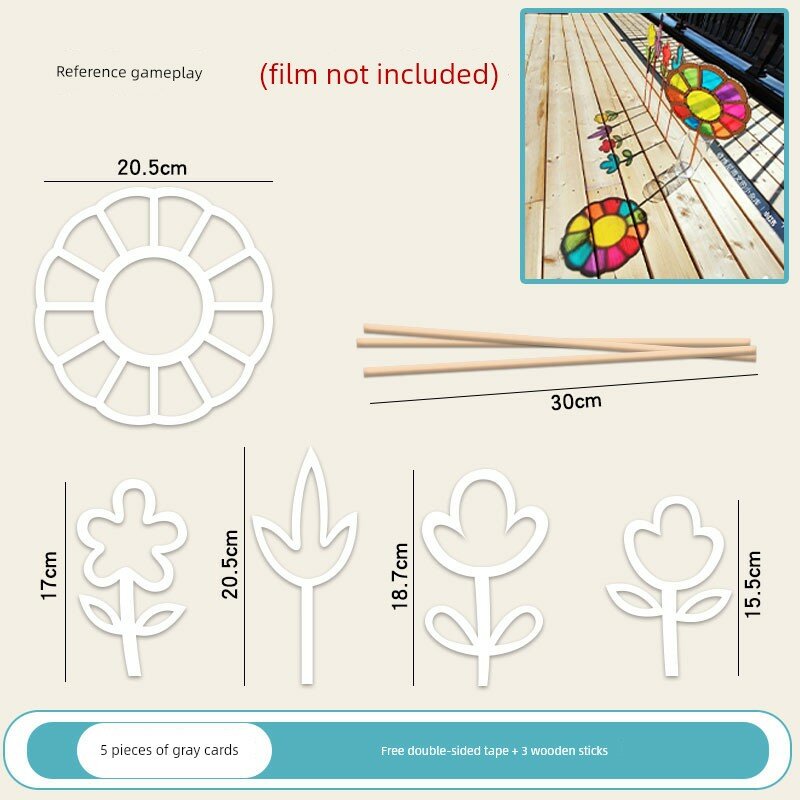 Материалы для творчества: картон, цветное стекло, бумага для создания оконных пейзажей, световых и теневых эффектов,