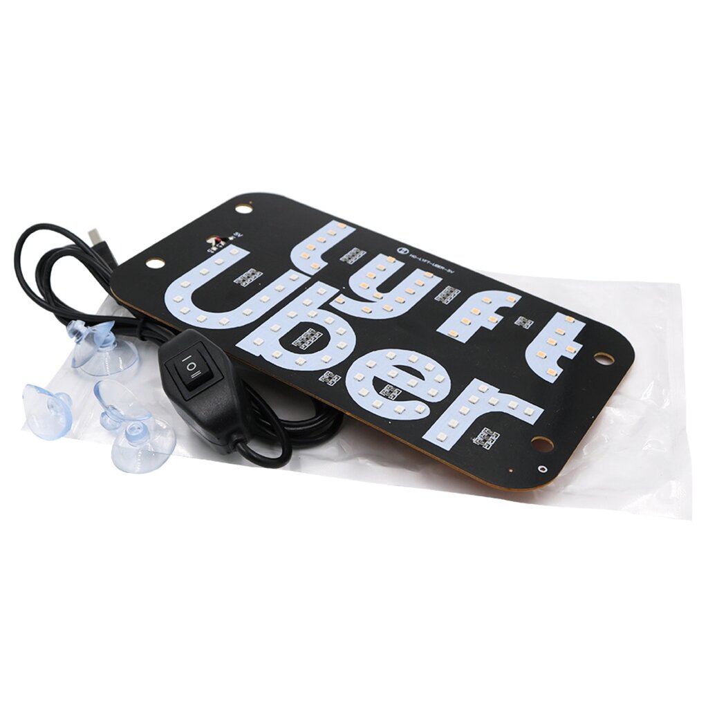 Светодиодный Знак Такси Верхний Свет Крыша Кабины С Подсветкой Верхний Свет Автомобиля USB Шнуры Питания Водонепроницаемый Фонарь На Лобовом стекле