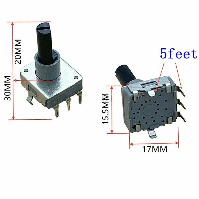 1Pcs для Samsung/ Sanyo/ LG барабан стиральной машины компьютерная плата ручка передачи энкодер потенциометр (12 передач 5 футов )аксессуары