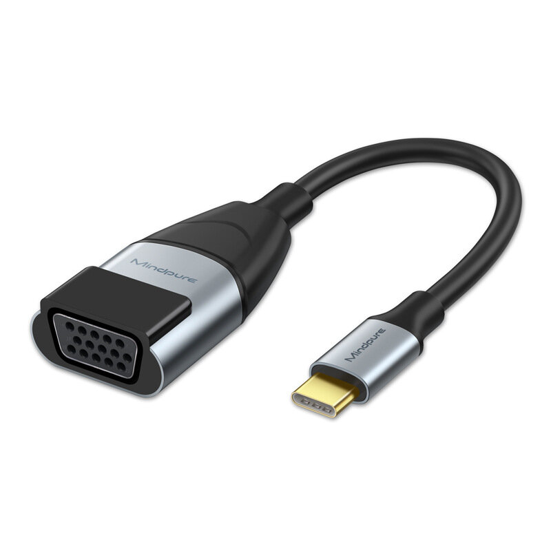 Док-станция Type-C HDMI+VGA, гигабитная сетевая карта, USB-хаб, адаптер, USB-флеш-накопитель, 4K PD, мультипорт