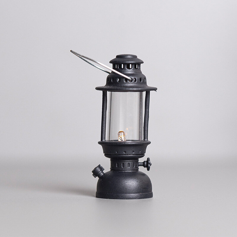 Винтажный маленький фонарь, электронная свеча, светодиодный ночник, уличный рождественский керосиновый фонарь, ручной ветровой фонарь, маленький фонарь