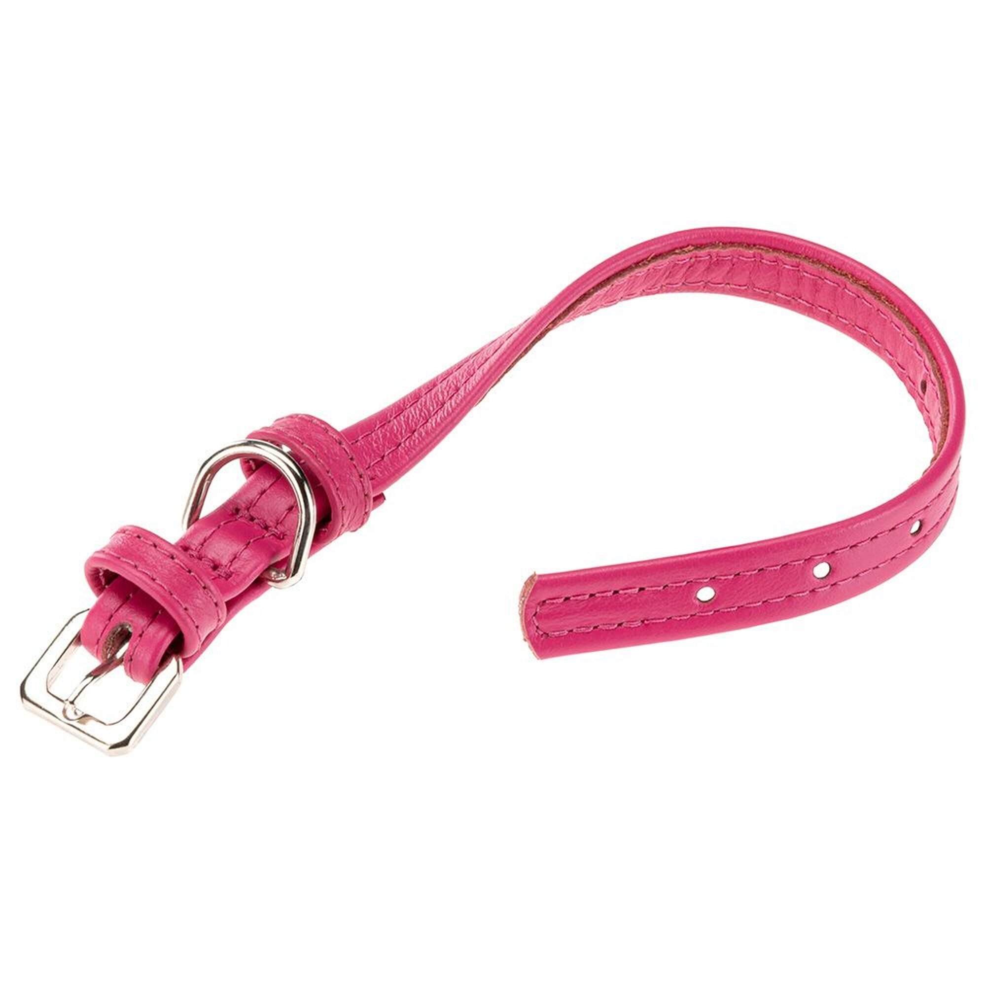 Ошейник Ferplast VOGUE FLAT CF15/29 из натуральной кожи, фуксия