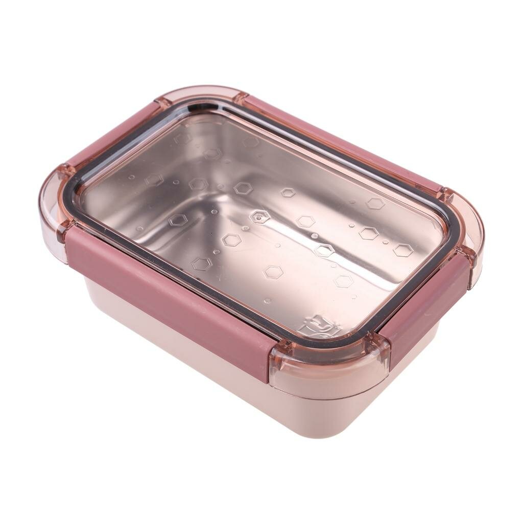 Термоланчбокс из нержавеющей стали, красный