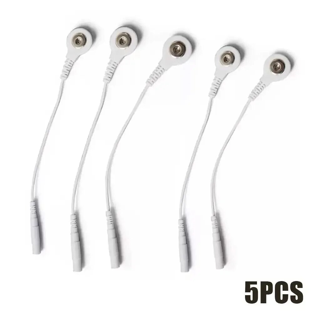 5 шт, массажер для мышц, адаптер 3,5 мм, короткие кабели, электродные провода, разъем для физиотерапии, провод, аксессуары для инструментов