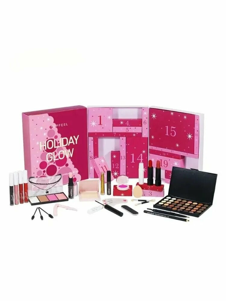 Подарочный адвент-календарь с косметикой Новый год 2026