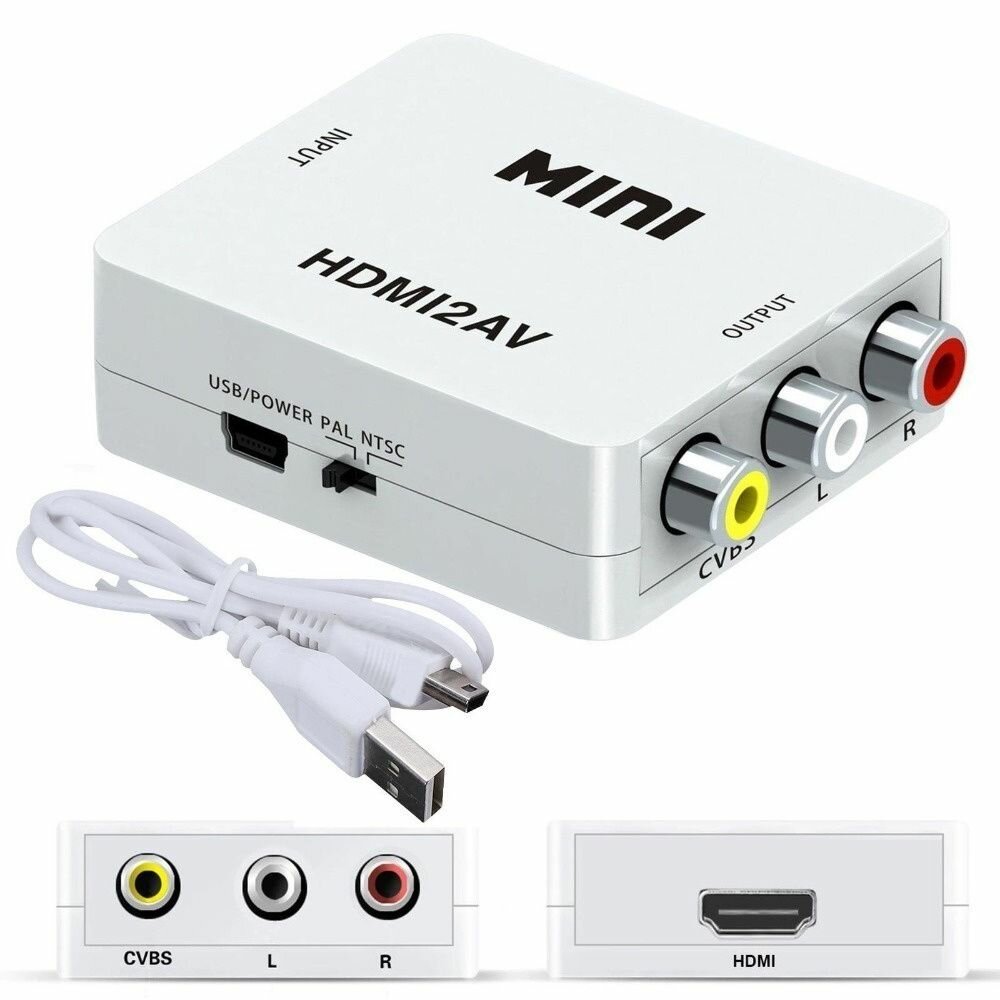 Конвертер HDMI - AV, переходник HDMI на AV, адаптер