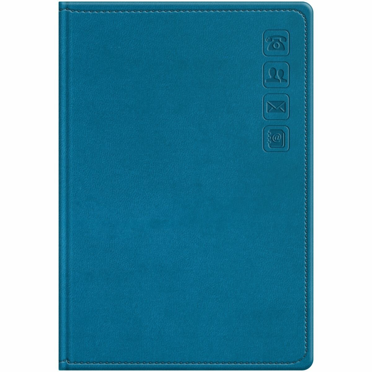 Телефонная книга А5, 80л, кожзам, BG "Winner. Dark teal", с вырубкой