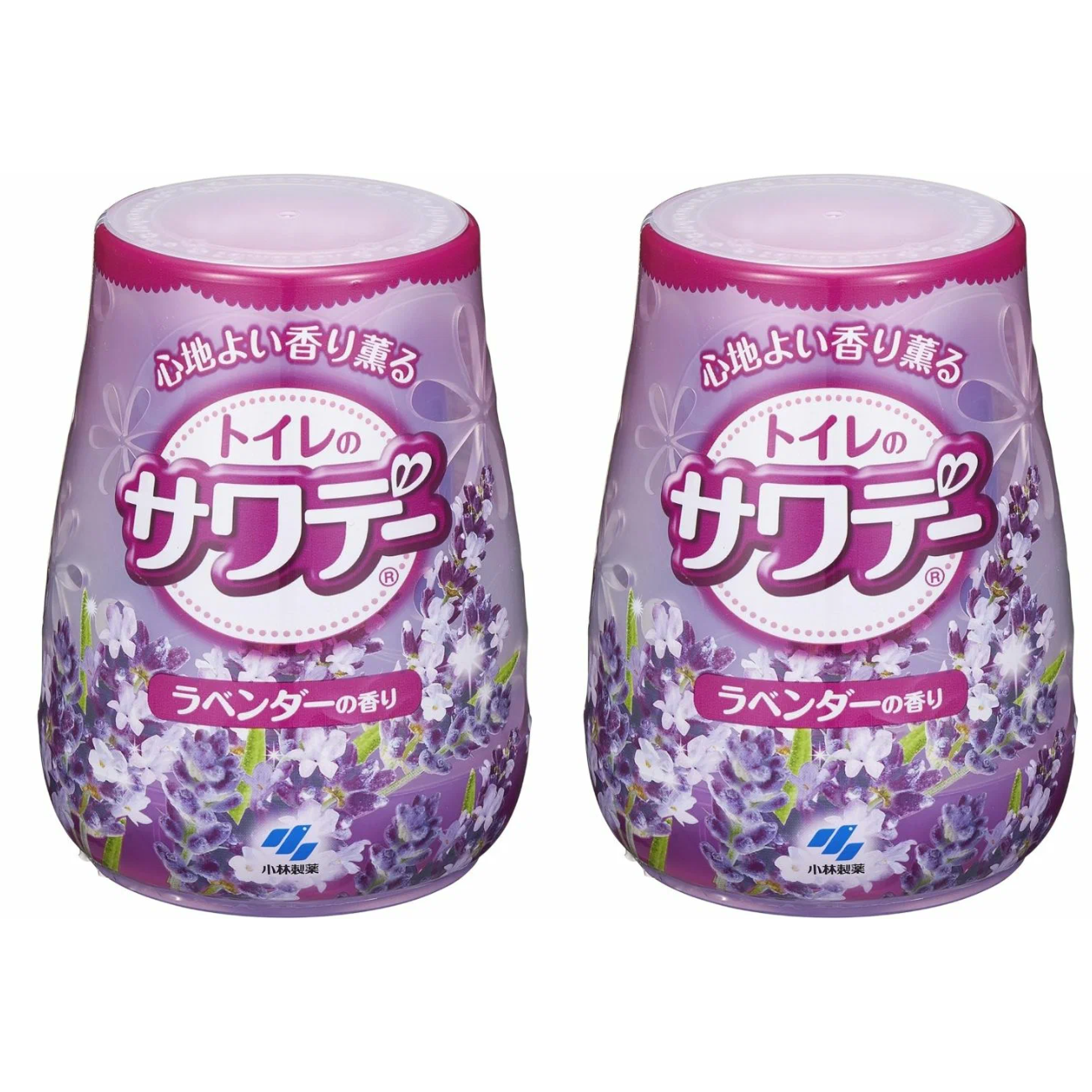 Освежитель воздуха для туалета Kobayashi Sawaday, Lavander, гелевый, 140 г, 2 штуки