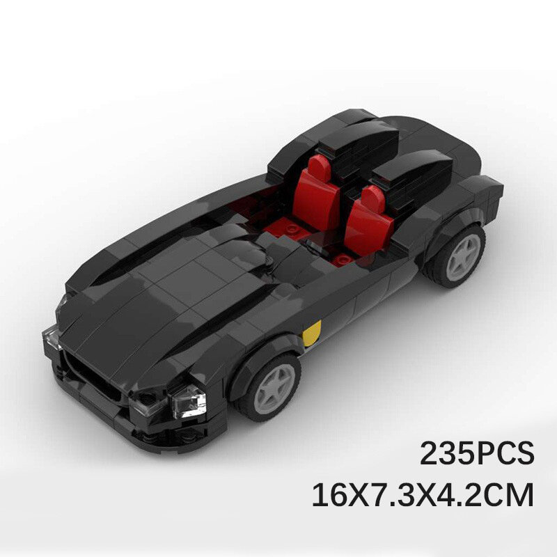 [Red Storm] Строительные блоки MOC, 8-блочный автомобиль, суперкар Ferrari Monza, собранная скоростная серия