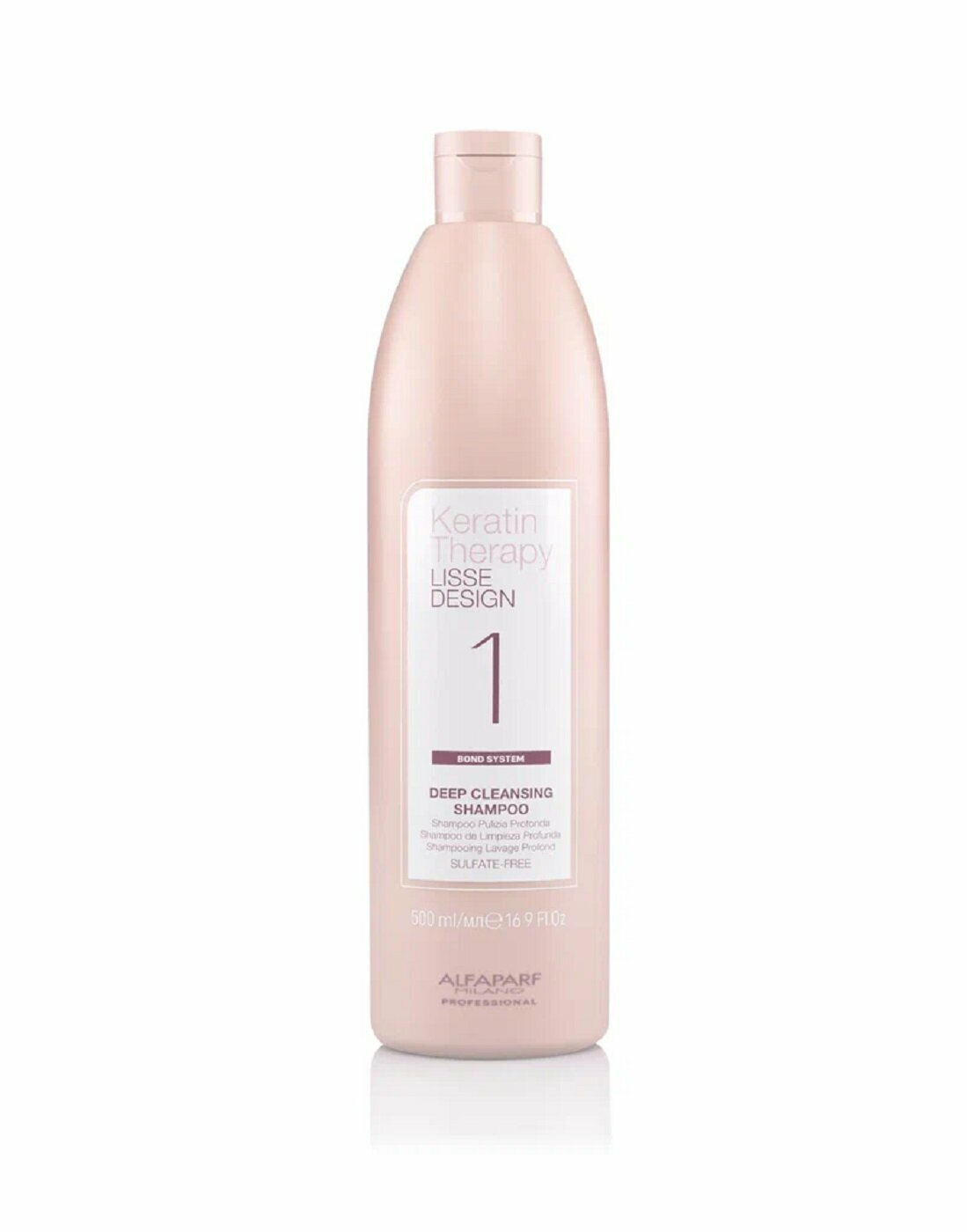 Alfaparf Lisse Design Deep Cleansing Shampoo - Кератиновый шампунь для глубокого очищения волос 500 мл