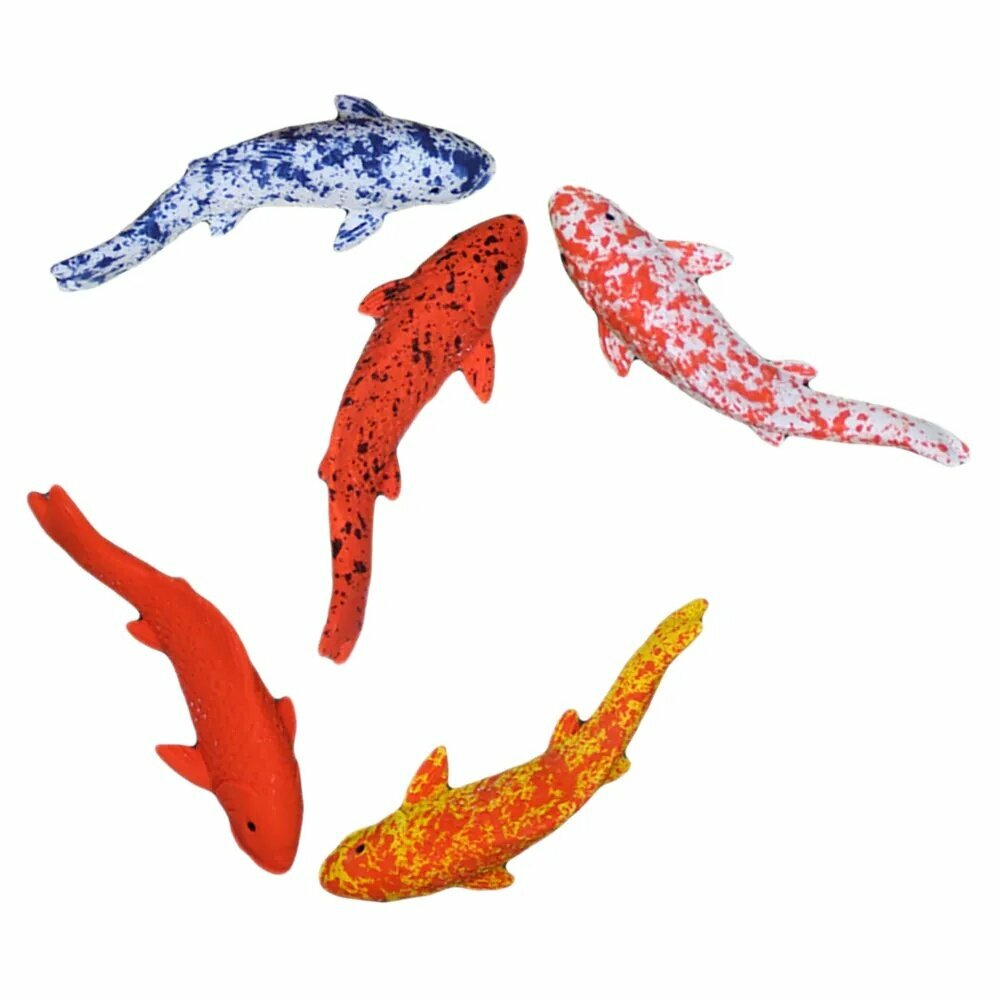 Мини-декор в виде рыбок для аквариумистики и ландшафтного дизайна, 5 штук