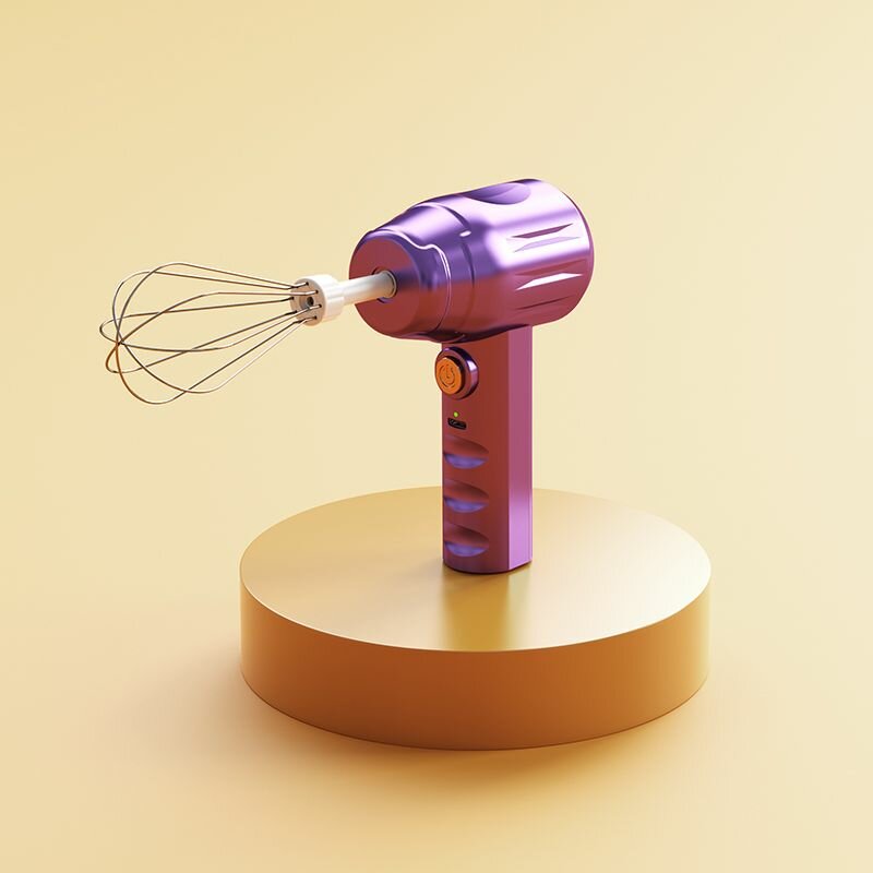 Немецкий электрический миксер для яиц, домашний маленький ручной автоматический миксер для крема, венчик, мини-миксер для выпечки тортов