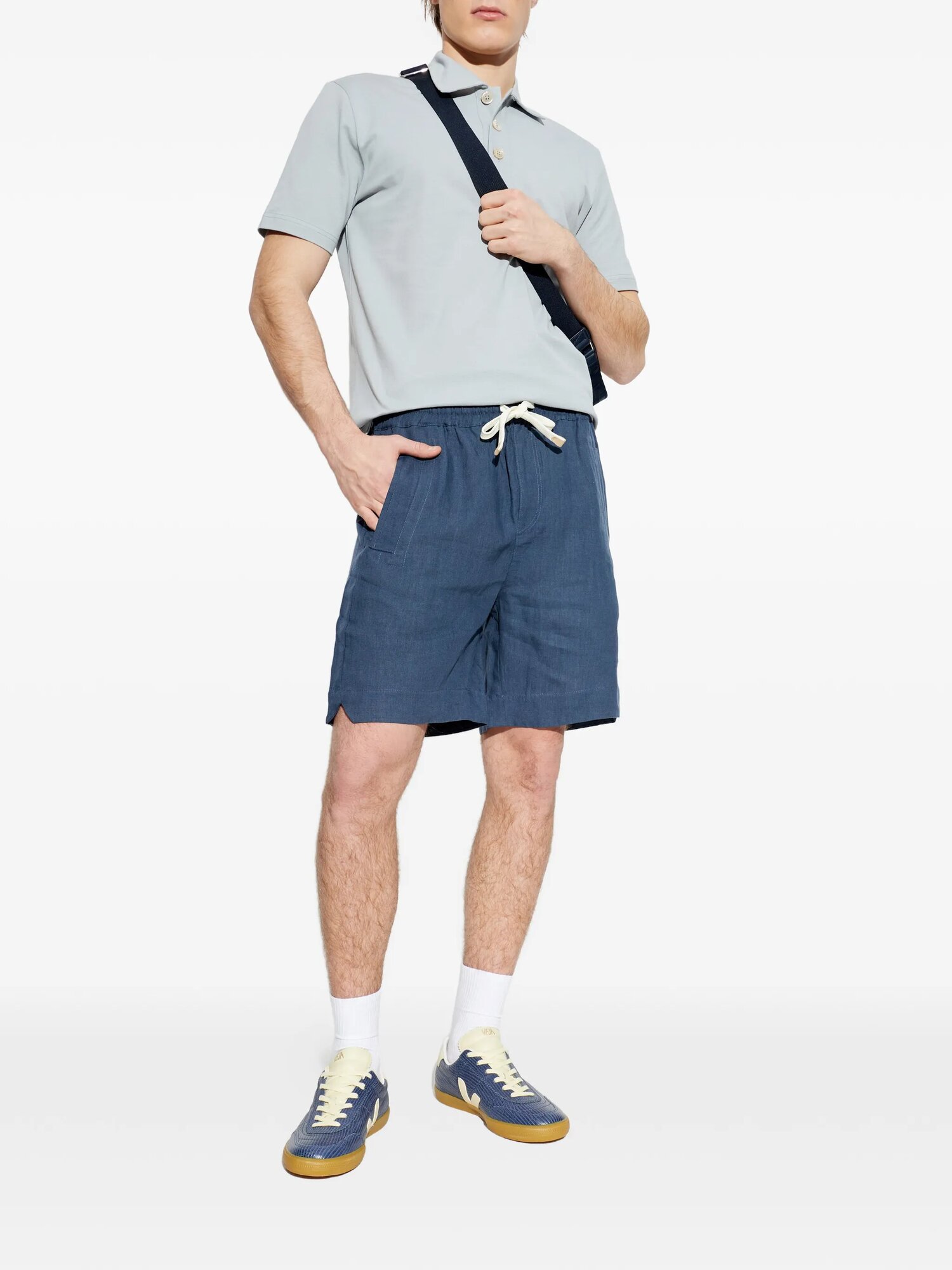 Рубашка Eleventy Buttoned polo shirt, размер S, серый — фото 1