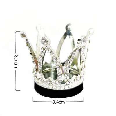 Женский шлем для девочек, корона, ручная работа, креативный мотоцикл, электрический велосипед, металлический шлем, декор, ручное украшение в виде короны, аксессуары для шлема Mini Silver