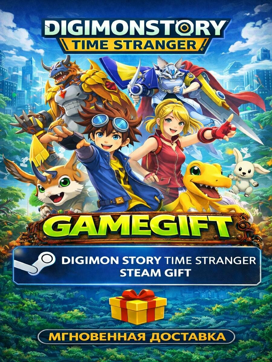 Игра Digimon Story Time Stranger для STEAM ПК (PC) | Страна активации - Вьетнам | Подарком на Ваш аккаунт | Автовыдача