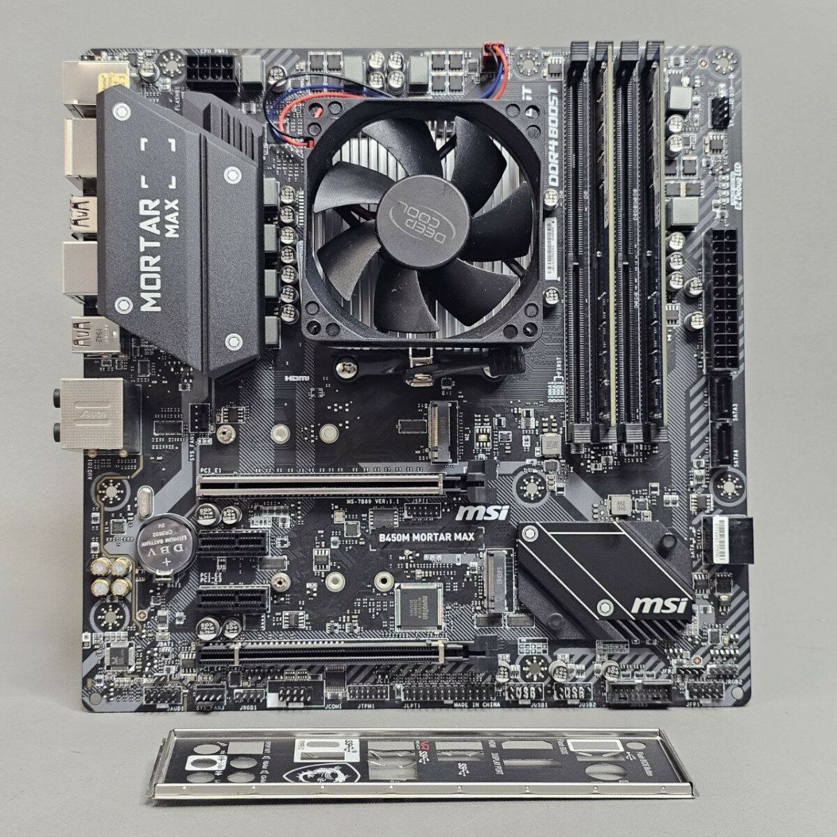 Комплект MSI B450M mortar MAX +R3 3200G + 16Гб + кулер