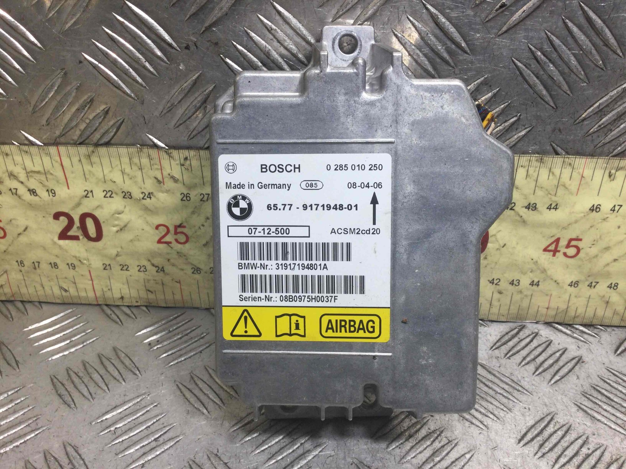Б/У Блок AirBag BMW X5 E70 (2006-2010) 2008 г.