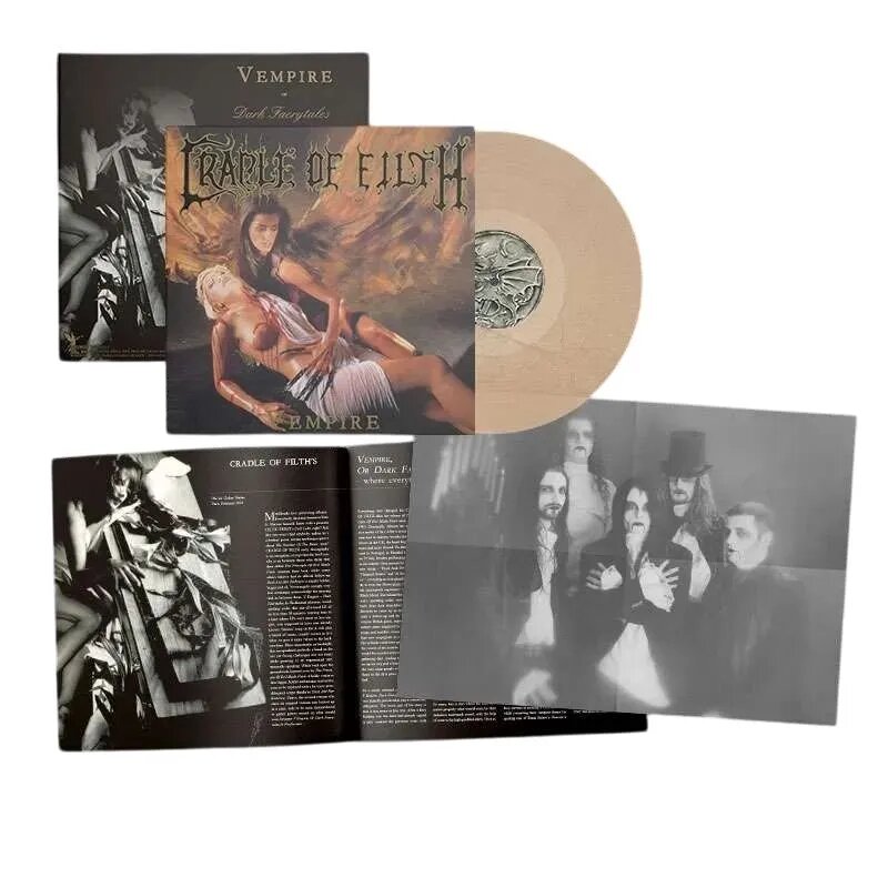 Cradle Of Filth - V Empire (Vempire), Or Dark Faerytales In Phallustein LP Wheat Transparent Пластинка Виниловая