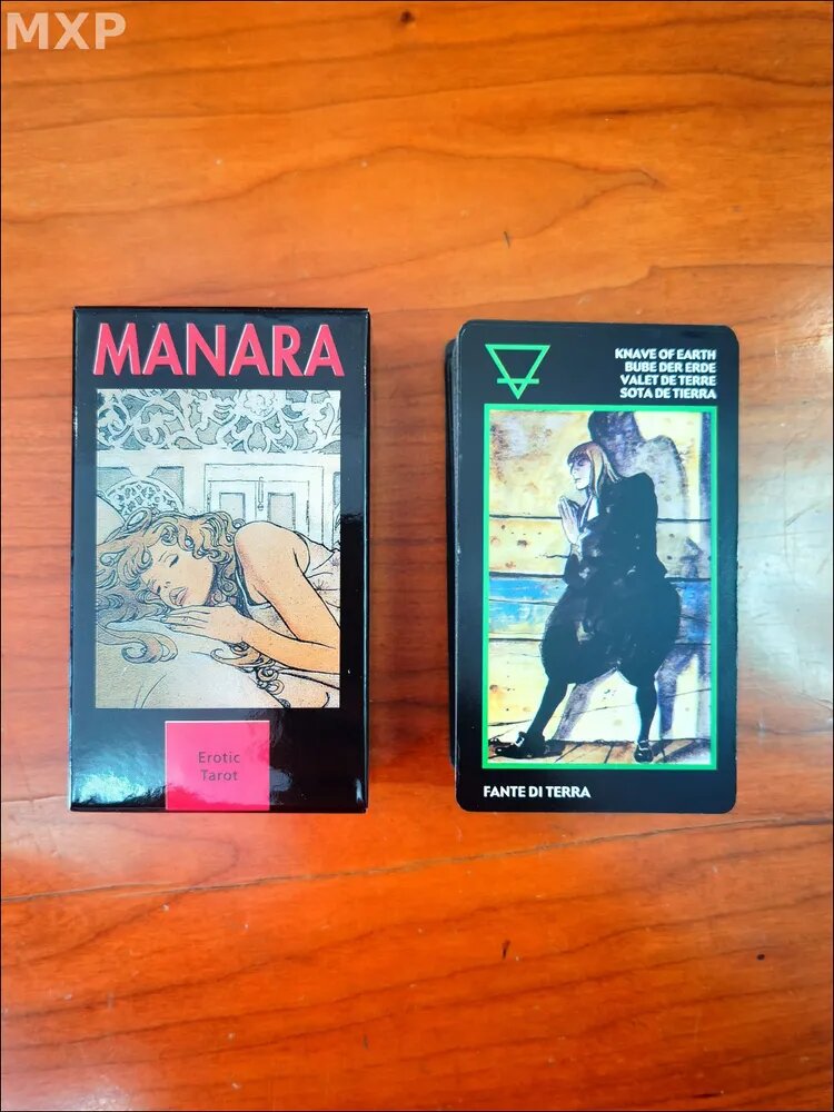 Эротический бестселлер Таро Манара 10 на 6 см в премиум металлическом кейсе