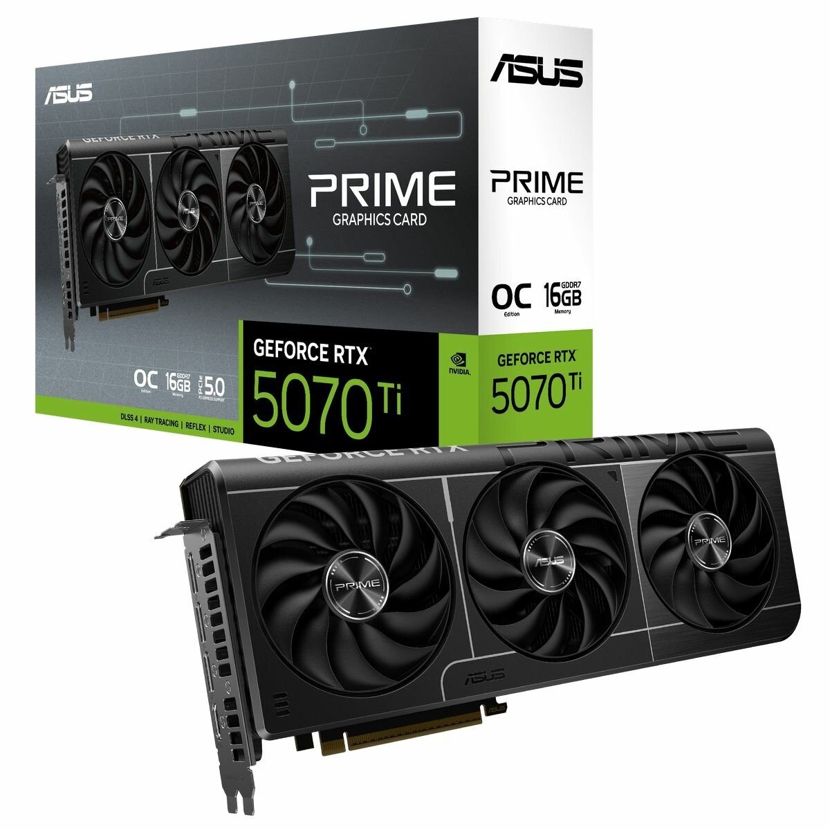 Видеокарта ASUS PRIME-RTX5070TI-O16G /RTX5070TI, HDMI*1, DP*3,16G, D7
