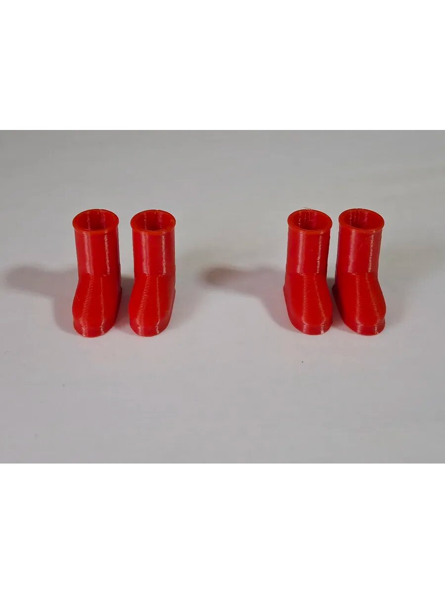 Набор миниатюр "Валенки" - 2 пары для ватной игрушки