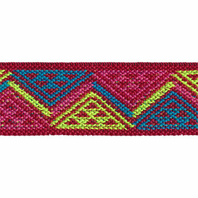 Эластичная Беларусь 25 мм 1 мм 16с3893 (р. 9310 ) 20 м тканая №000278 малиновый/бирюзовый/салатовый/малиновый