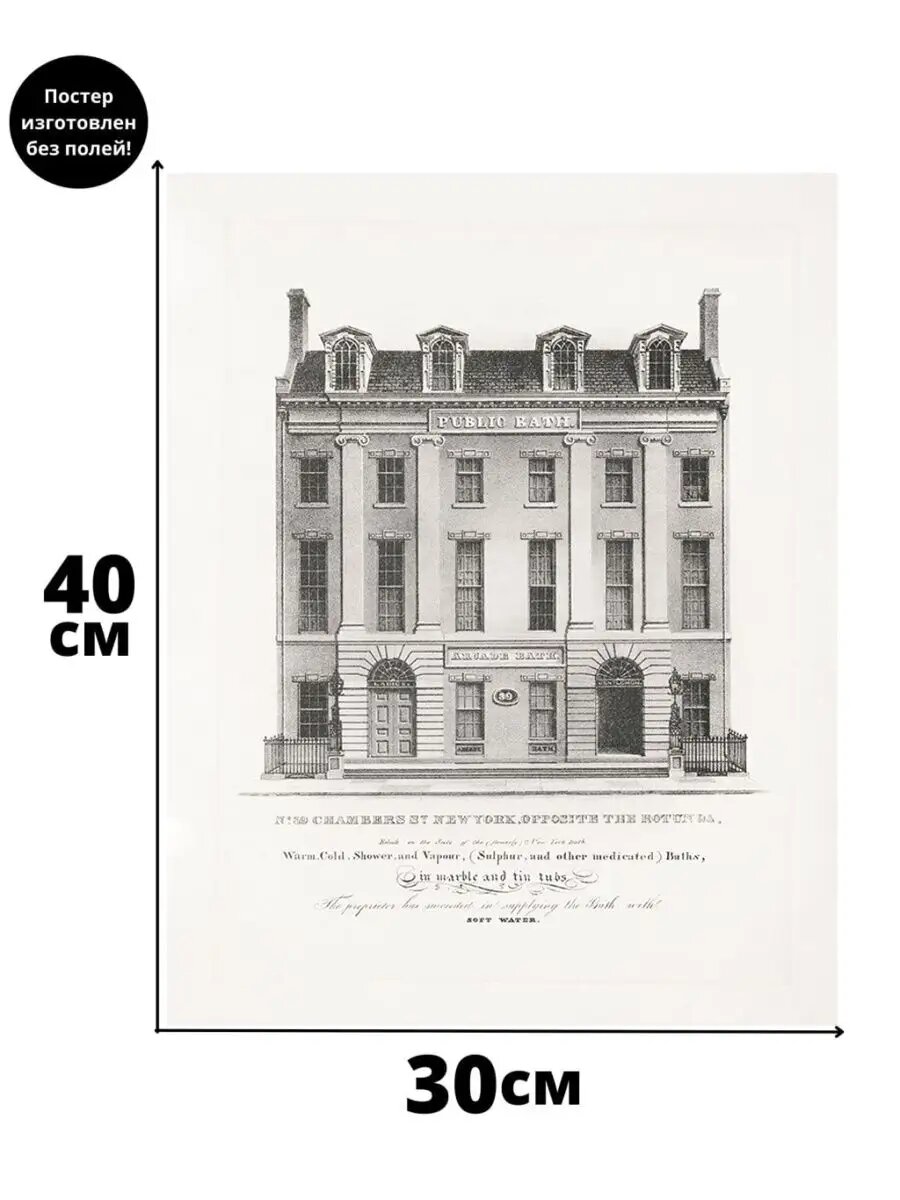 Постер архитектура рим париж