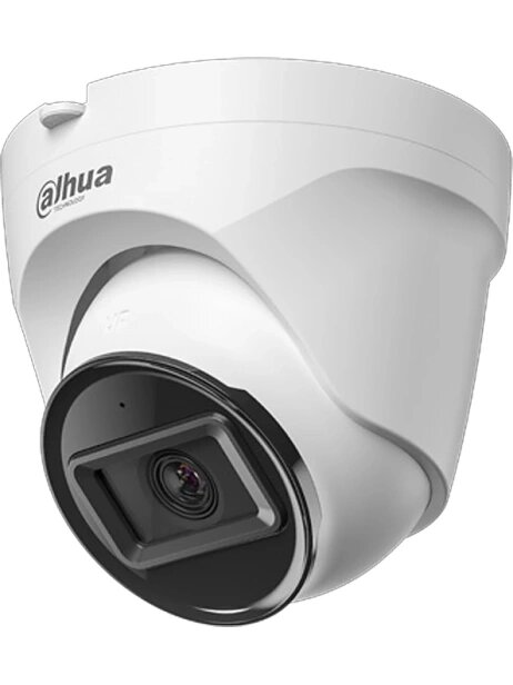 Камера видеонаблюдения Dahua DH-IPC-T1E20P-A-0280B, фокусное расстояние фиксированное 2.8мм-2.8мм белый
