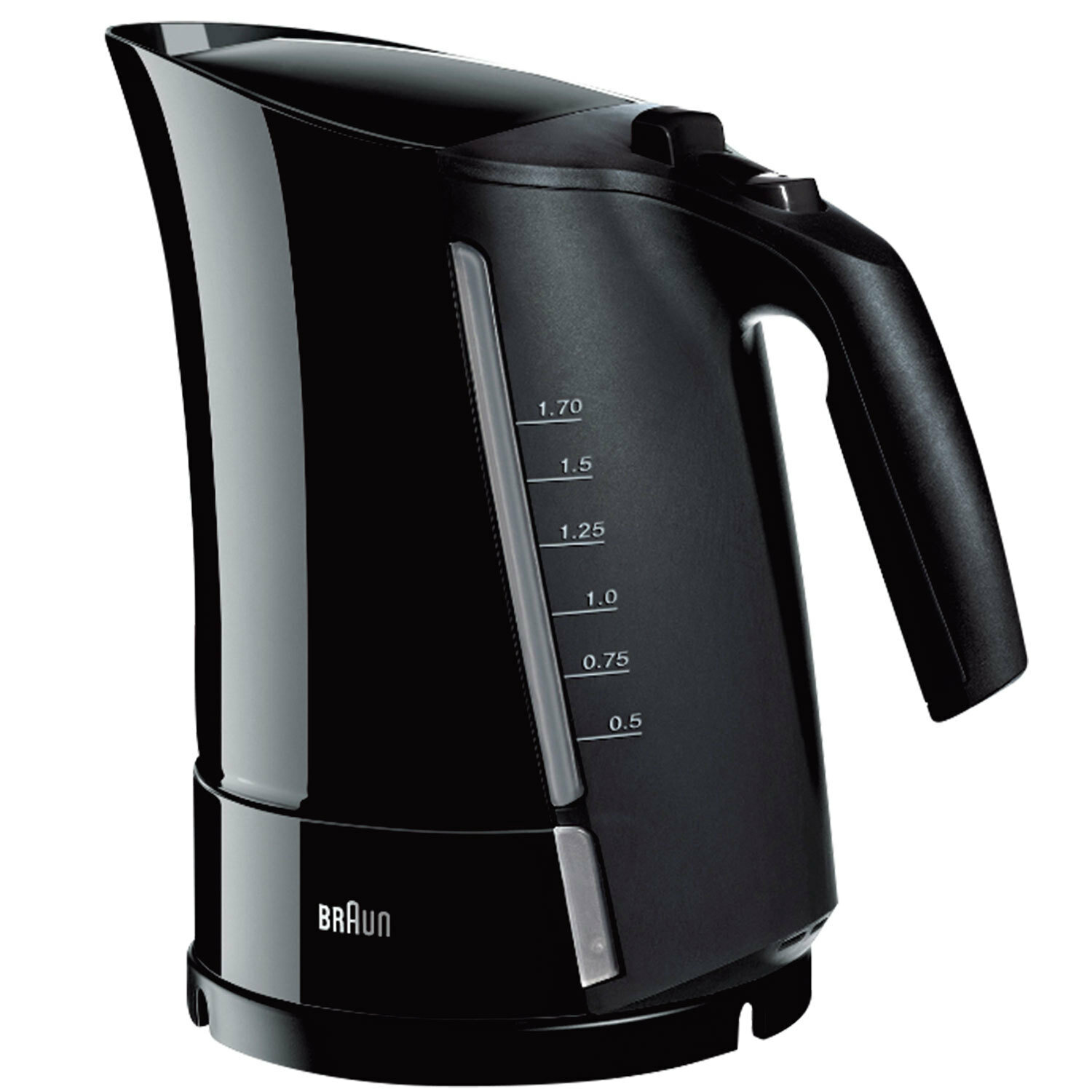 Электрический чайник Braun WK300, 2200Вт, пластик, черный, 1.7л