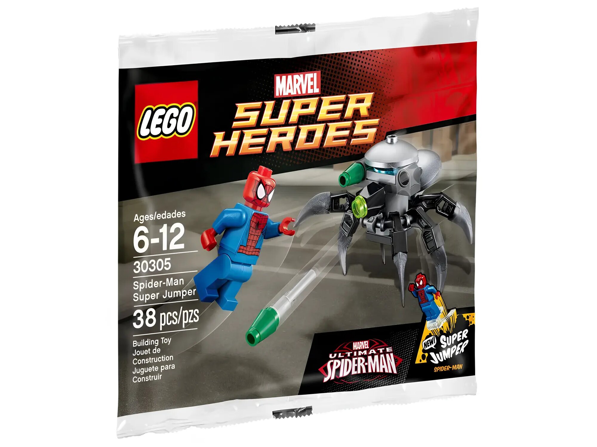 Конструктор LEGO Super Heroes 30305 Человек-Паук Супер прыжок