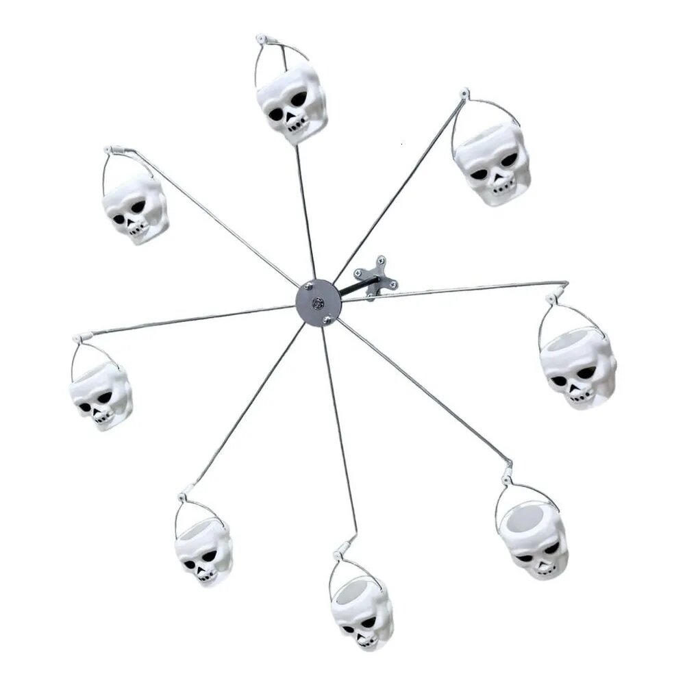 Вращающийся кормушка-колесо обозрения для птиц, - Корм для птиц Skull Spin