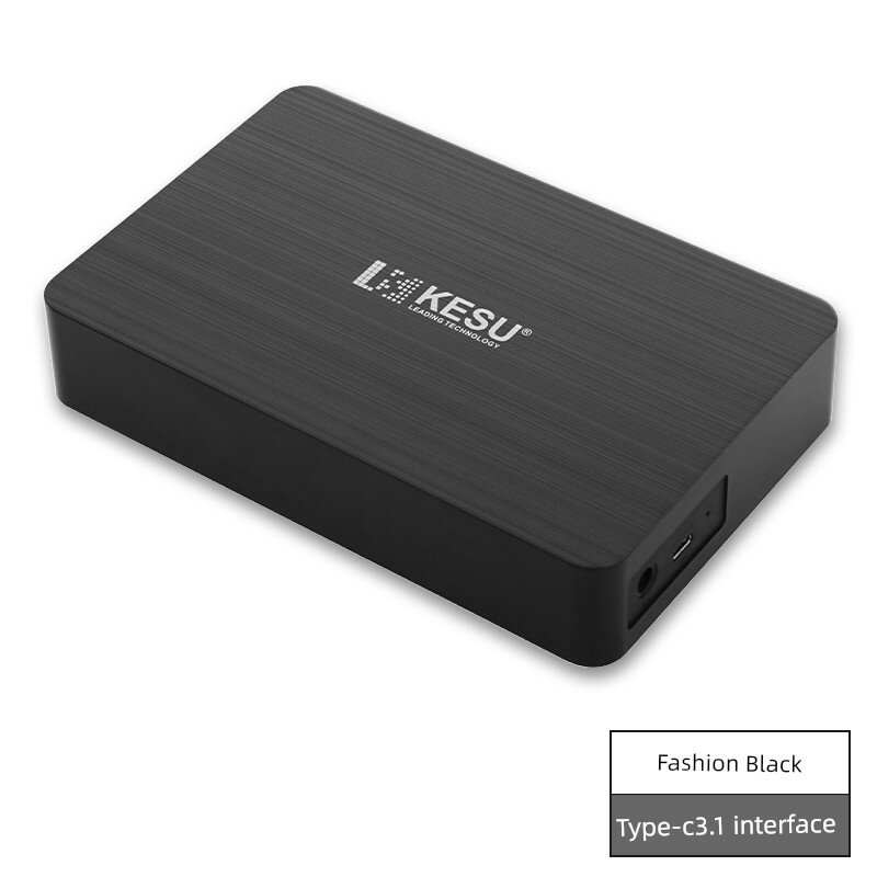 Kesuo D2520 20TB Внешний жесткий диск 3,5 дюйма Черный Настольный с питанием