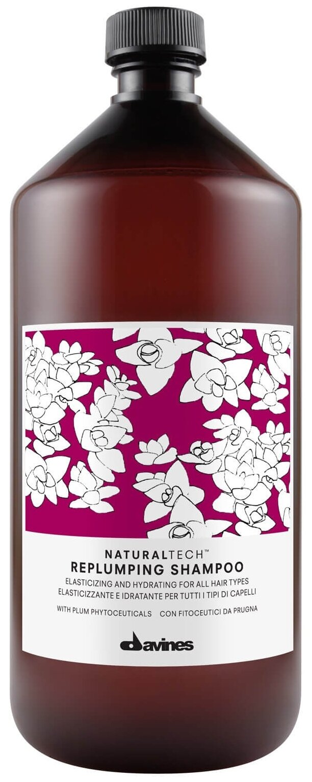 Шампунь NaturalTech Replump, для всех типов, 1000мл, Италия