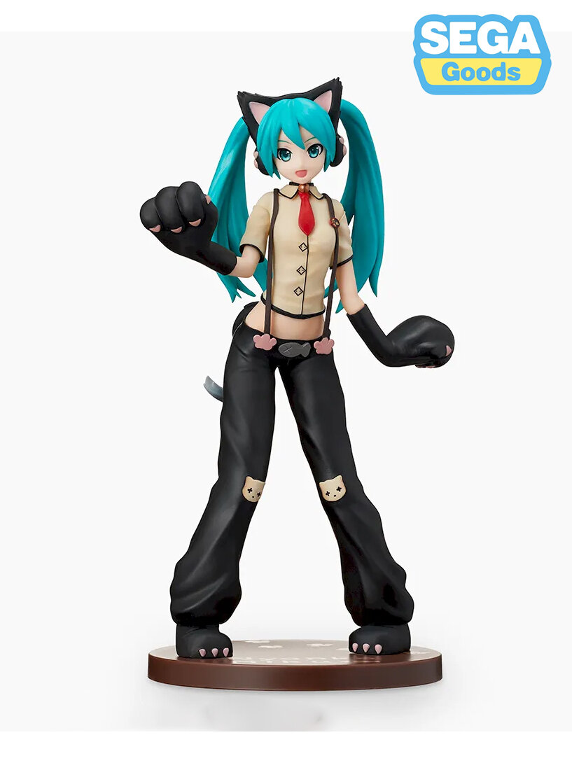Аниме Фигурка/SEGA SPM-Project DIVA Хаунэ Мику(Котенок),230mm