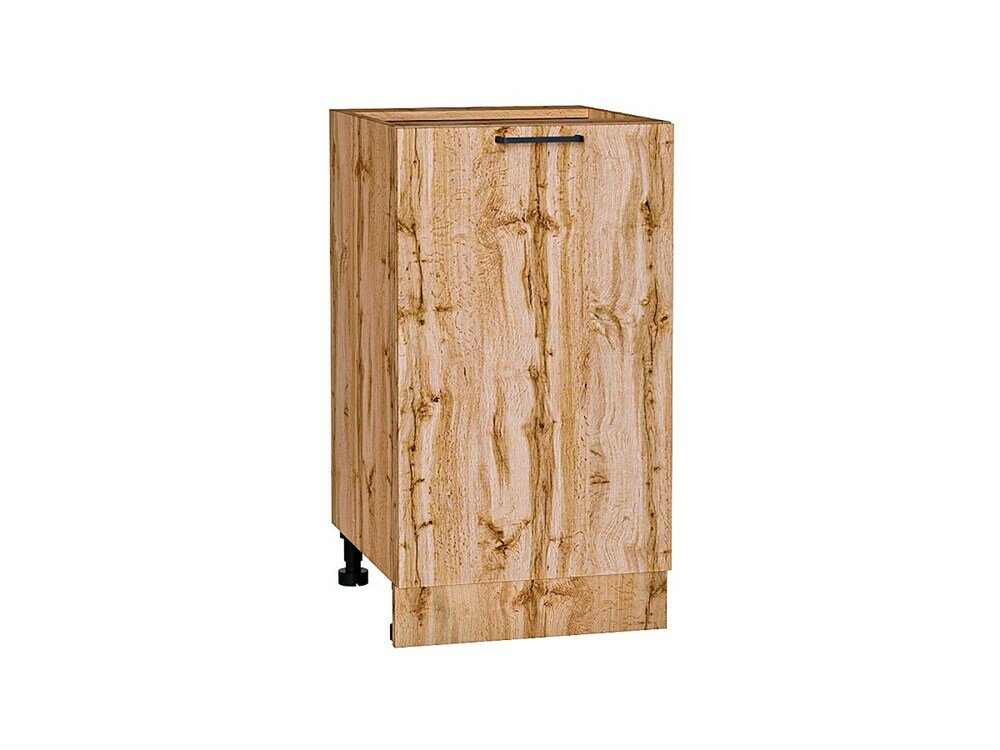 VVT Шкаф нижний с 1-ой дверцей Флэт Дуб Вотан, Wotan Oak 2S, 450