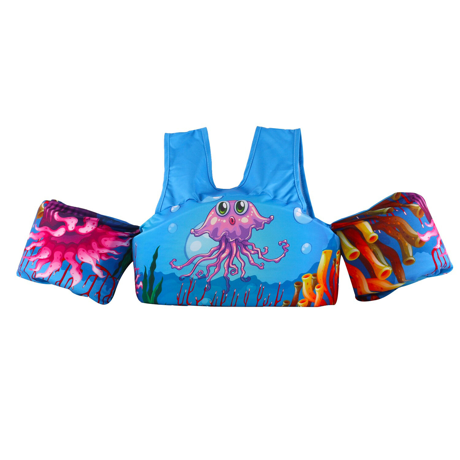 Детские спасательные жилеты для плавания, жилетки-тельняшки, вспомогательные буи для плавания, для мальчиков и девочек