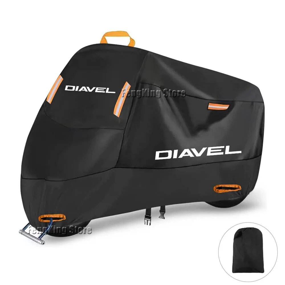 Для DUCATI DIAVEL 2011-2015 XDiavel S Diavel 1260 1200, чехол для мотоцикла, водонепроницаемый уличный дождевик, пылезащитный УФ-защитный чехол