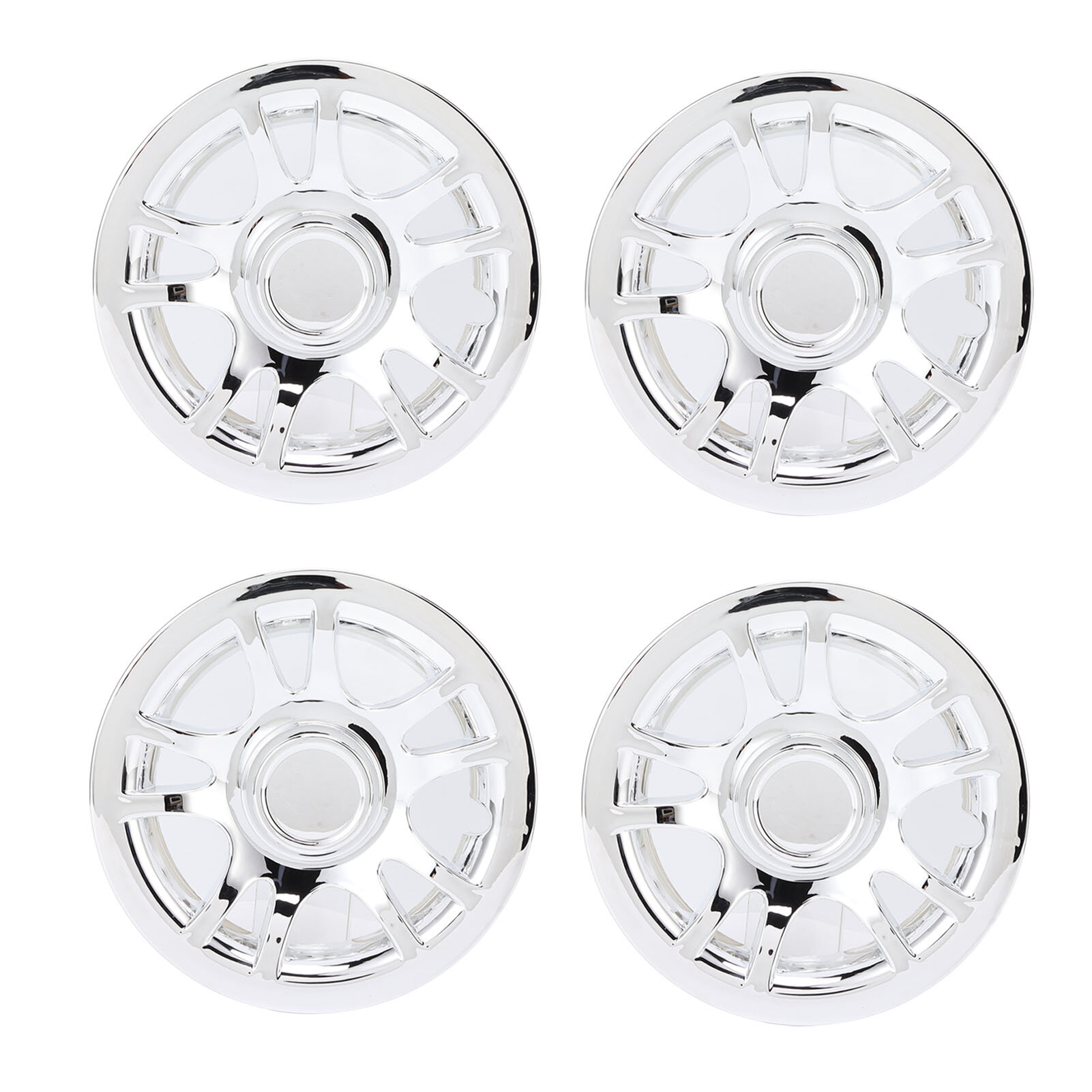 4 Шт 8-Дюймовых Колпачка Ступицы Гольф-Кара Хромированные Колесные Накладки Протектор Обода для E-Z-GO