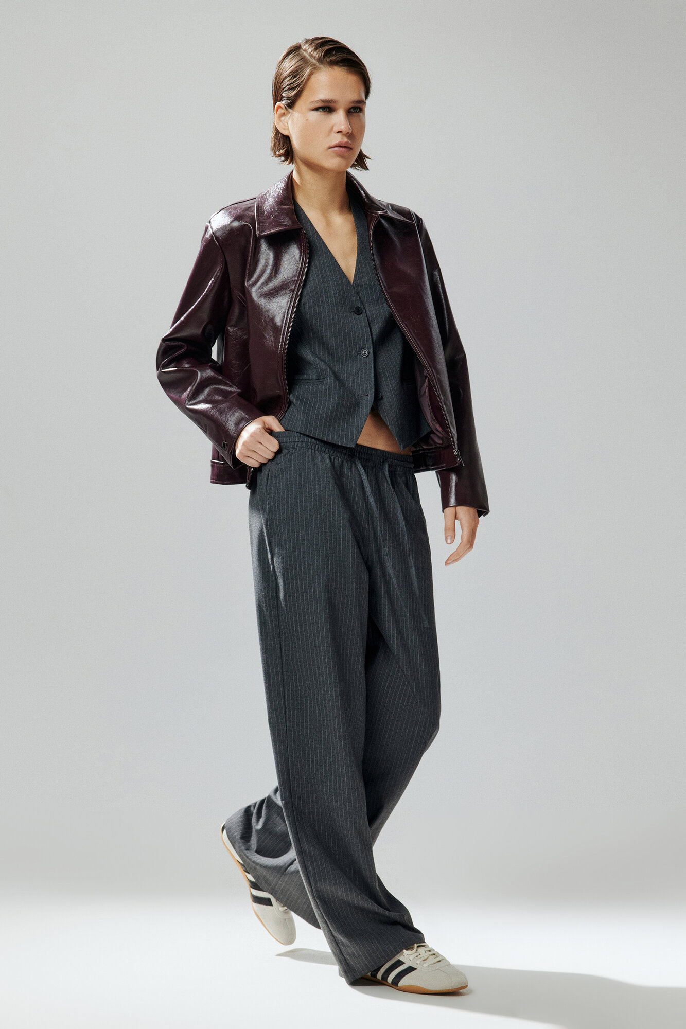 Брюки Befree Women SMART, размер S/170, черный, серый — фото 1