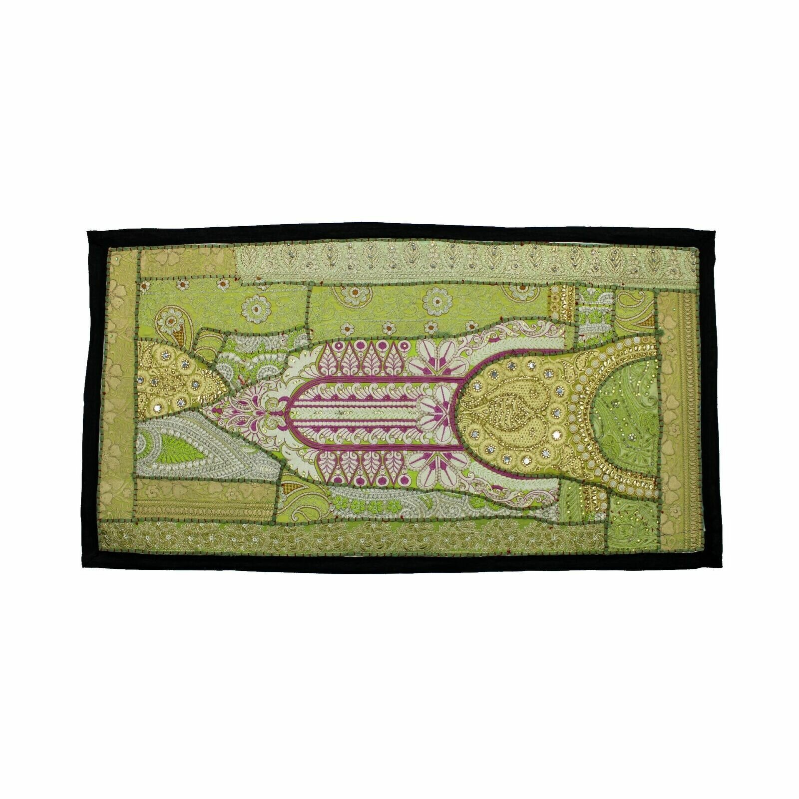 Гобелен винтажный вышитый лоскутный цыган -lj