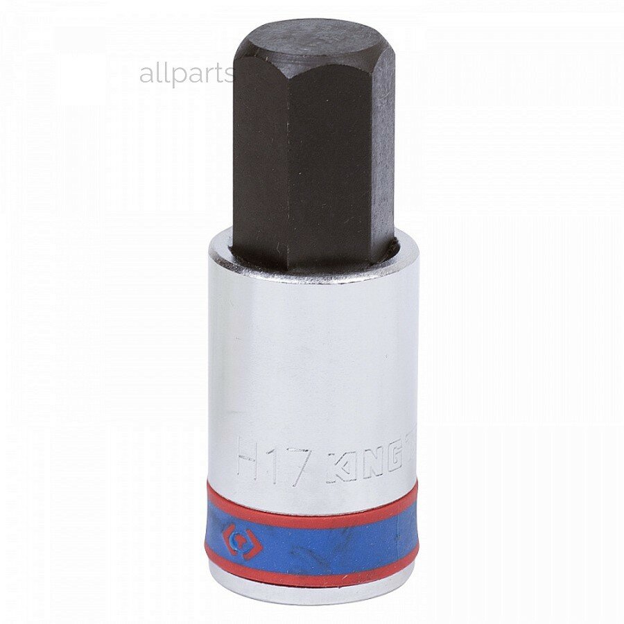 KING TONY 402517 насадка (бита)! торцевая 1/2', Hex, 17 мм, L=66 мм\