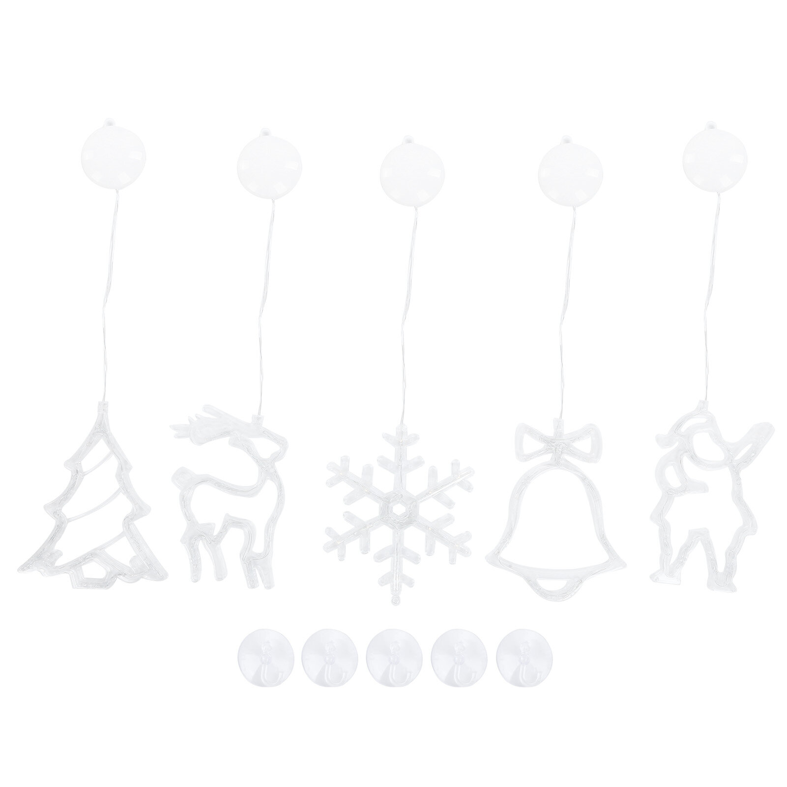 5шт/установлен Рождественский световой световой окно украшения, висящие светильники дерева, светильники