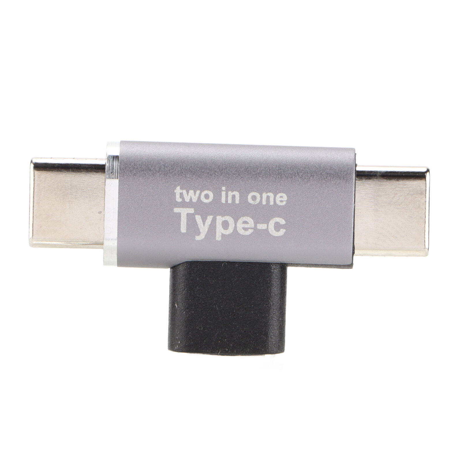 Адаптер 2 в 1 Type C женский на Micro USB мужской для телефона