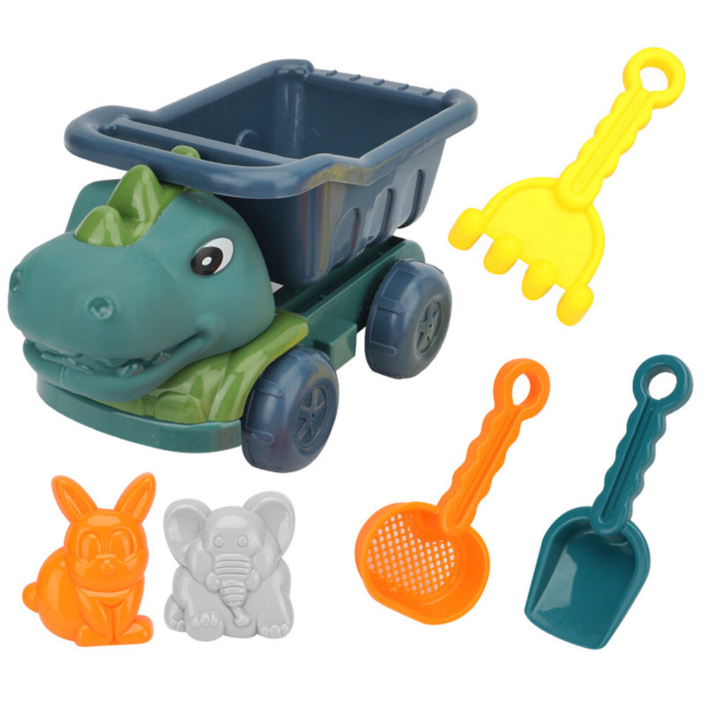 Детские пляжные игрушки песчаные игрушки для самосвалов игрушка песчаная плесень Shovel Kids Summer Beach Games Outdoor Indoor Play Baby Bath Day Day подарок