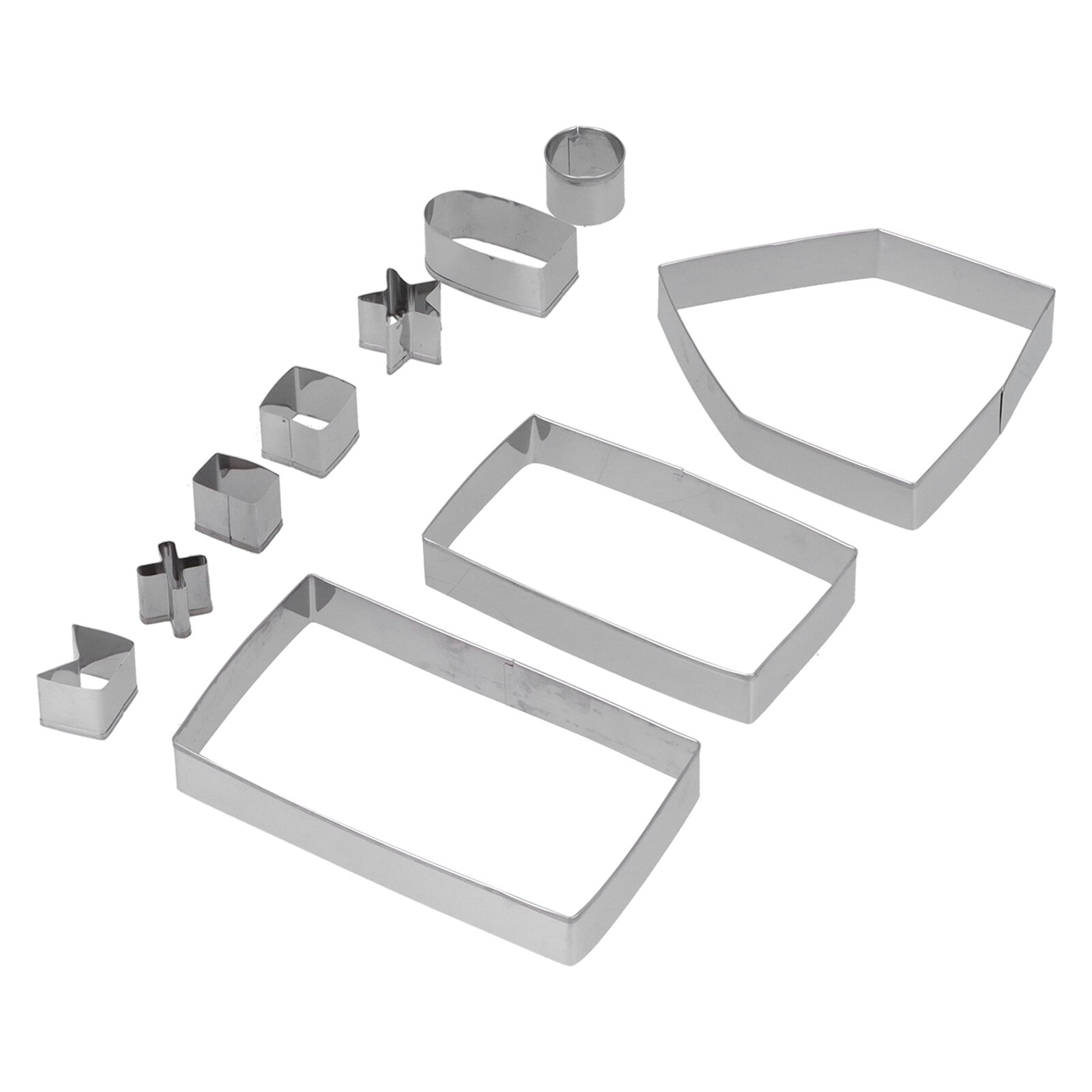 10шт/набор печенья из нержавеющей стали плесень