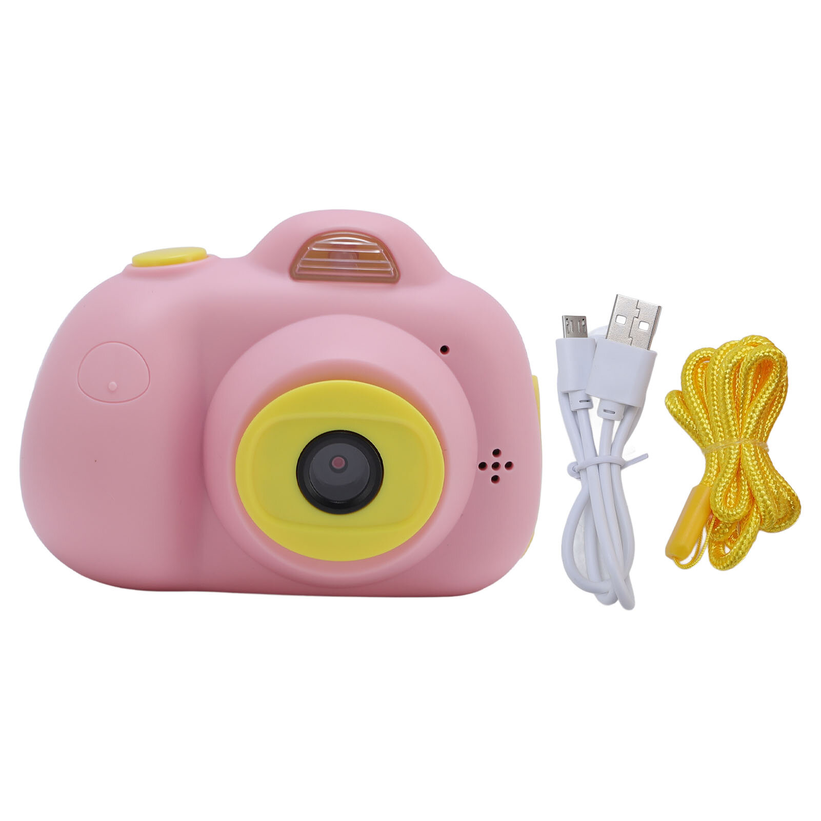 Цифровая фотокамера для фотосъемки, компактная камера с 6 фильтрами, мультяшными фоторамками, 10-секундным таймером обратного отсчета, картой памяти 32 ГБ (розовая) для девочек и мальчиков.
