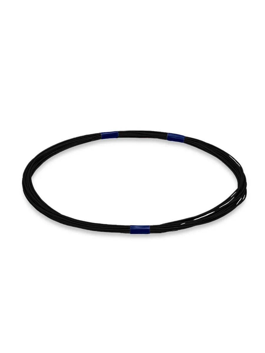 Провод монтажный НВМ 0,2 кв. мм цвет черный, длина 5м. Новое