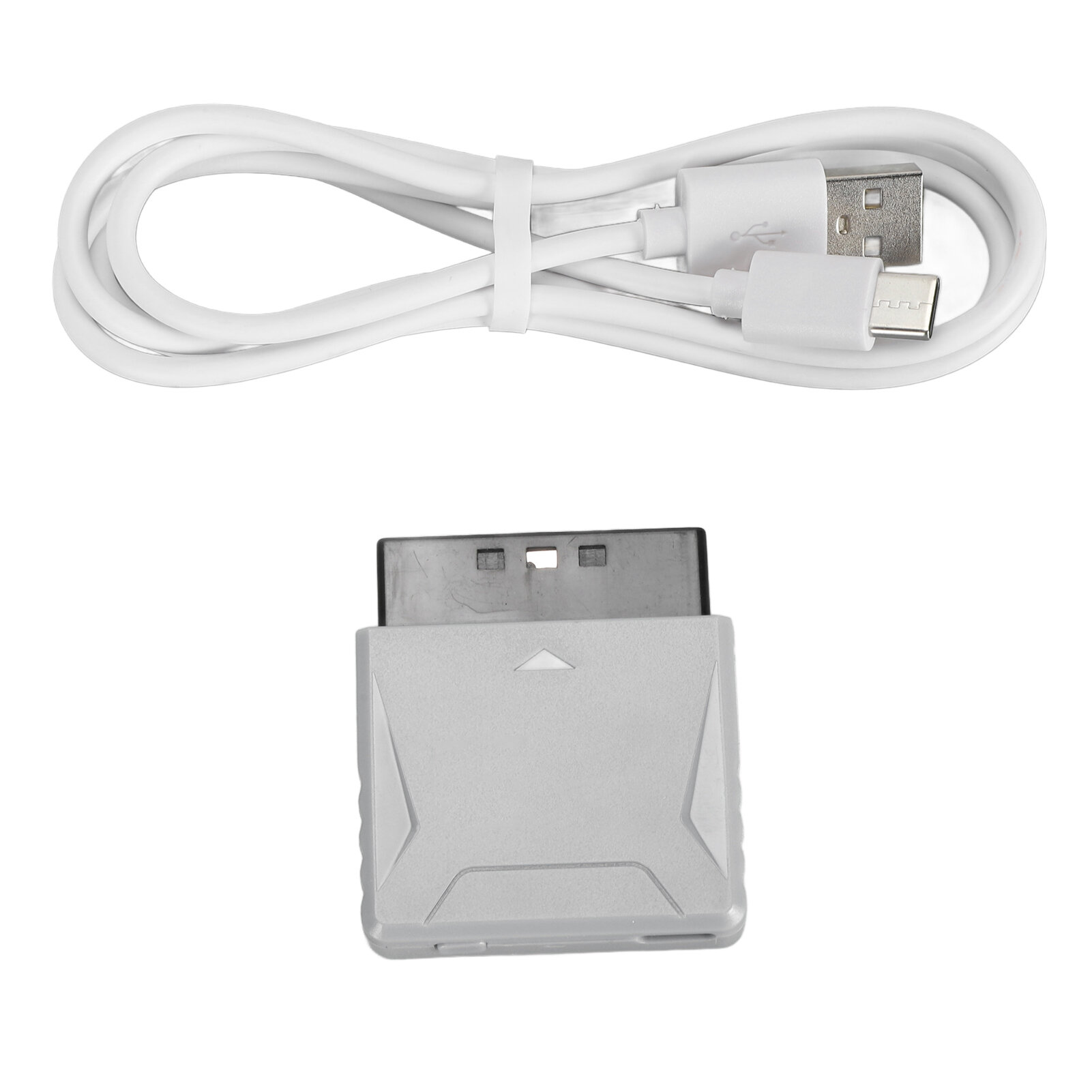 Адаптер беспроводного контроллера в стиле ретро, небольшой преобразователь приемника контроллера Bluetooth для консоли PS1, консоли PS3, контроллеры PS5, серый цвет