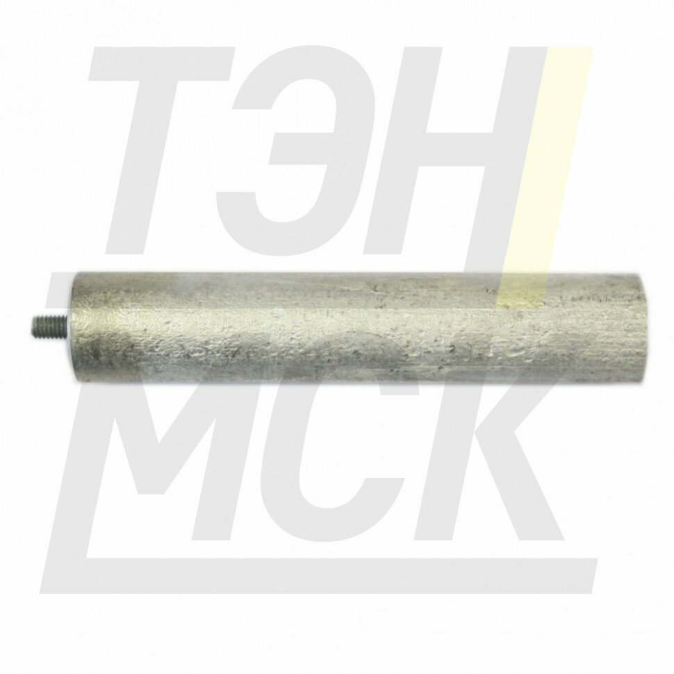 Набор 3 шт магниевый анод длина 110 мм, диаметр 21,3 мм, шпилька 10 мм, резьба M5, KM100411-3