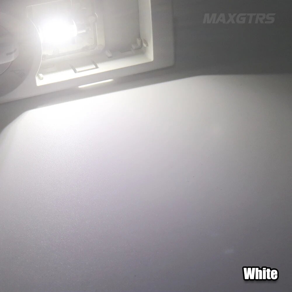 2 шт. MAXGTRS LED C5W C10W 39 мм 41 мм 42 мм Светодиодный гирлянда Canbus без ошибок 6500K Белый Внутренний светильник автомобиля Купол для чтения Багажник 12 White, XBD CHIP, 36mm